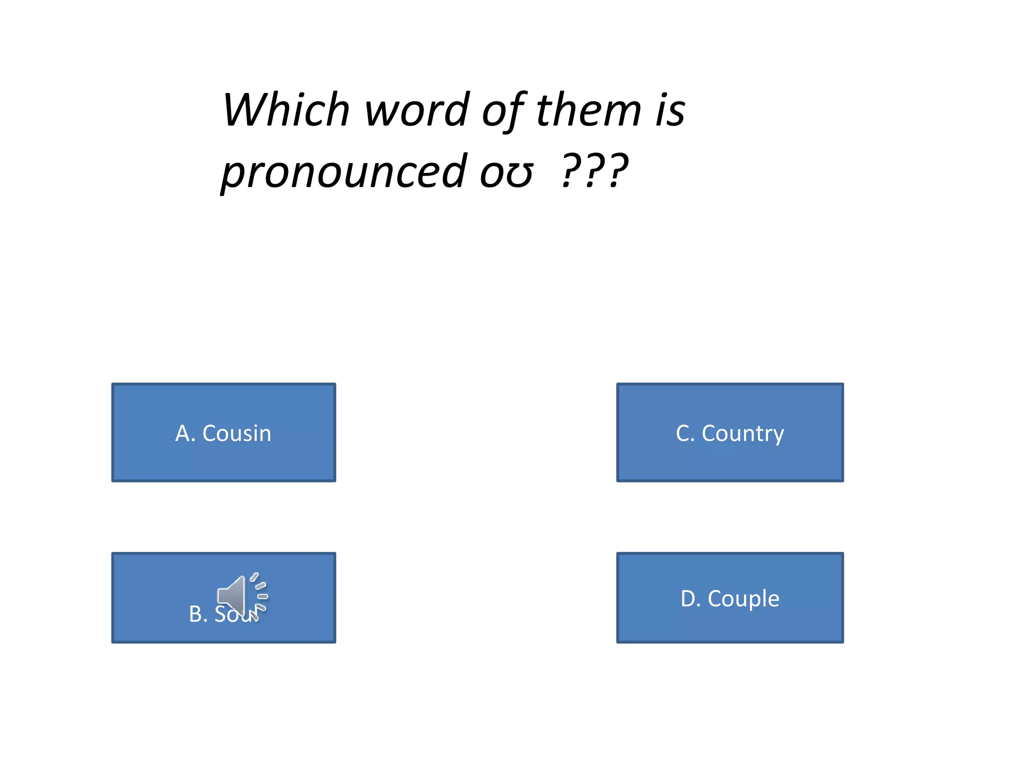 project pronounciation games | PPT
