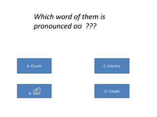 project pronounciation games | PPT