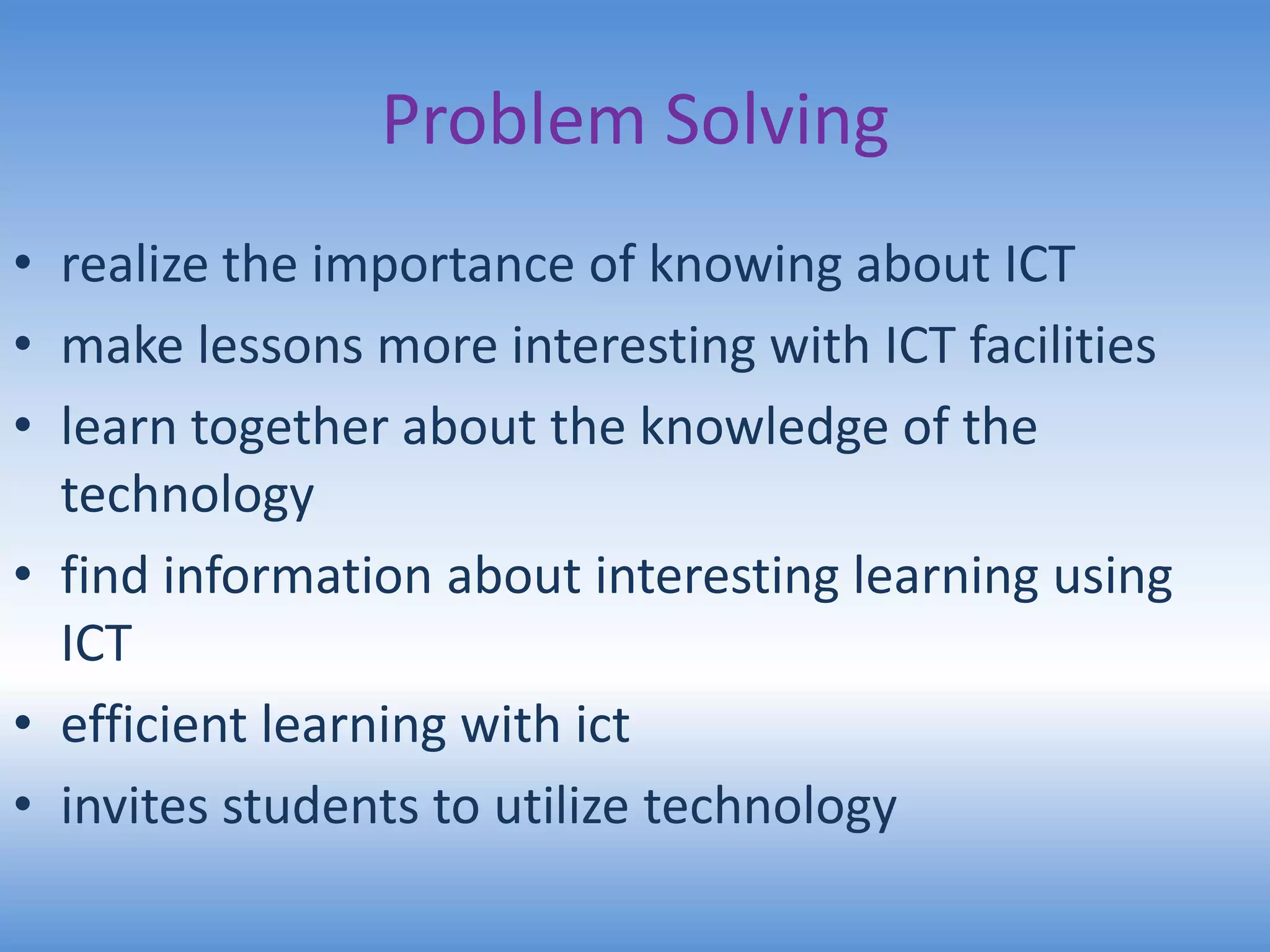 Ppt ict c1 | PPTX | Education