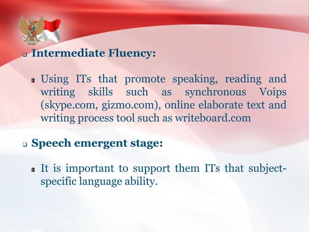ICT and English Language Learning | PPT