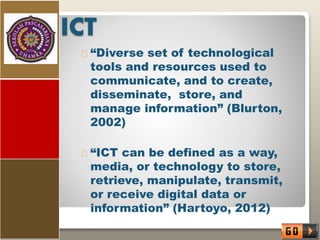 Ppt ict group 1_1314 | PPTX