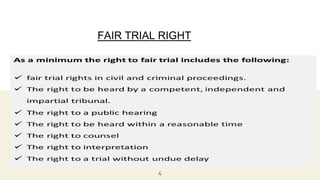 Ppt idea of fair trial | PPT