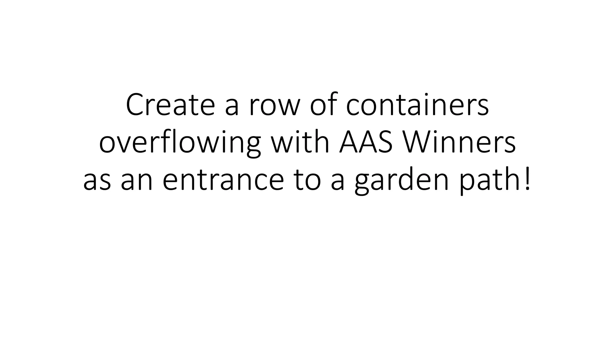 2020 AAS Landscape Design Challenge ideas | PPTX