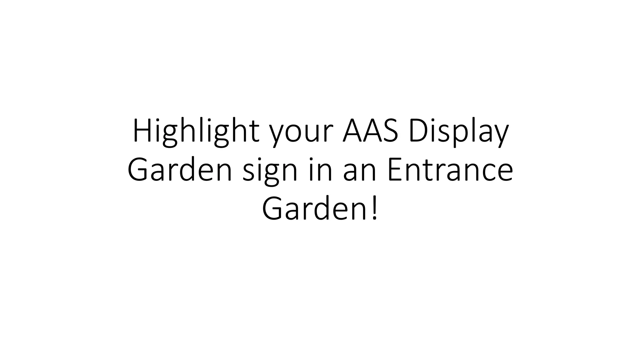 2020 AAS Landscape Design Challenge ideas | PPTX