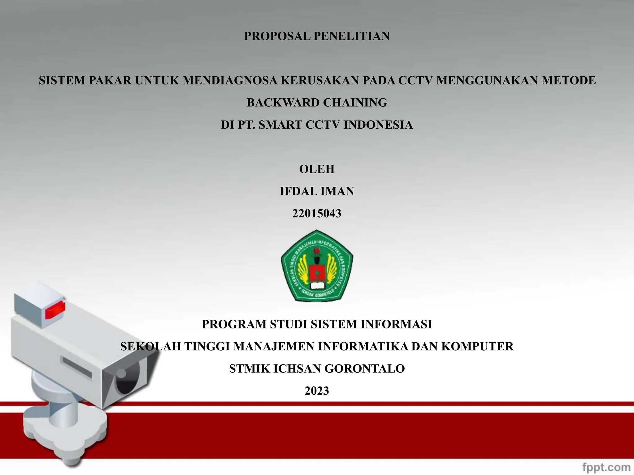 aplikasi mendeteksi kerusakan cctv.ppt