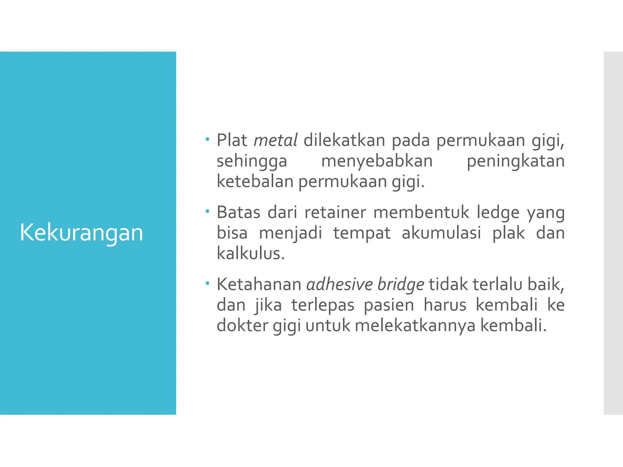 ilmu gigi tiruan fixed bridge / gigi tiruan jembatan | PPTX
