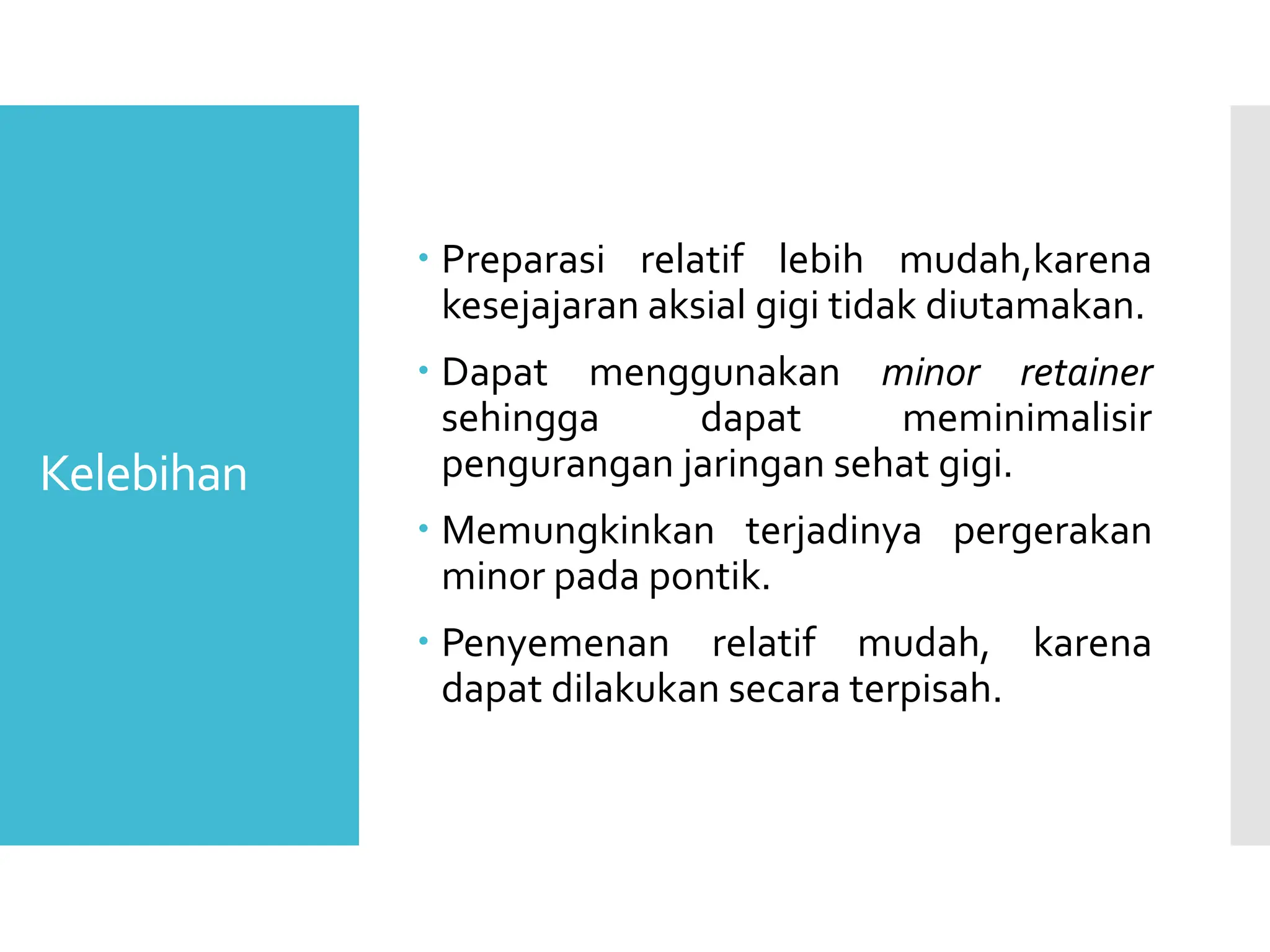 ilmu gigi tiruan fixed bridge / gigi tiruan jembatan | PPTX