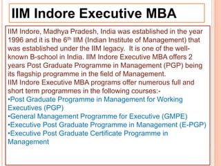 IIM Executive | PPTX