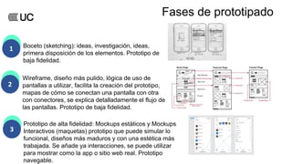 Prototipos de aplicaciones - ¿UX? Experiencia de usuario | PPTX