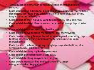 Cinta | PPT