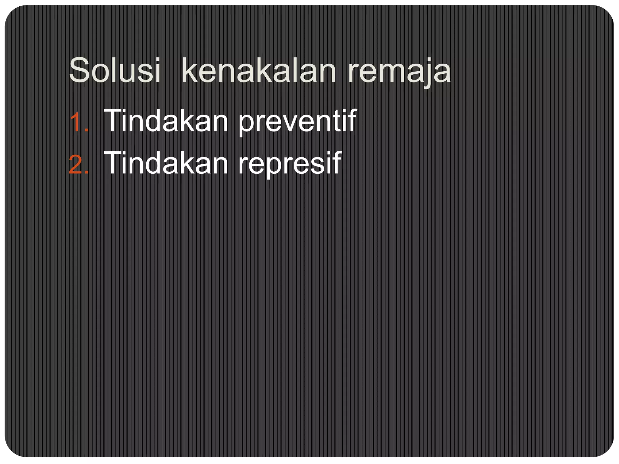 PPT Perilaku Menyimpang Dikalangan Remaja | PPTX