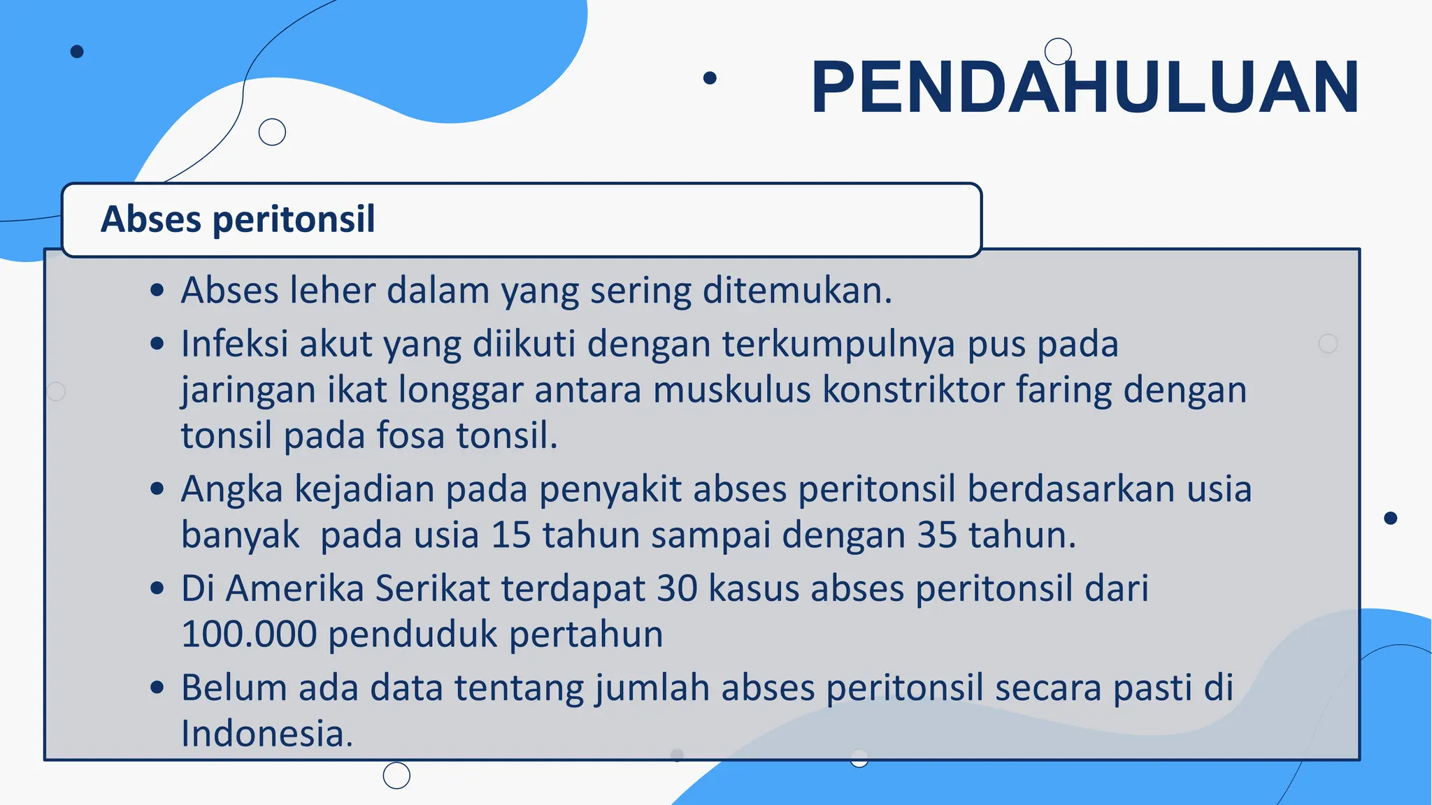 Diagnosis dan Tatalaksana Abses Peritonsilar | PPTX