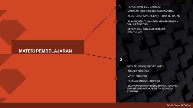 Ppt ilmu ekonomi_kelas_x | PPTX