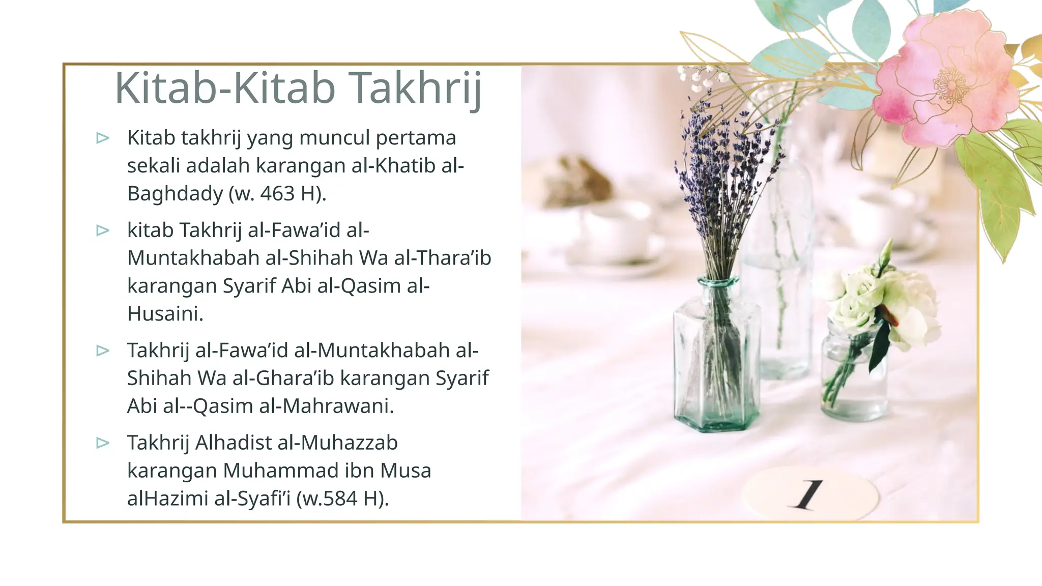 PPT Ilmu Hadits Klp 5-Takhrij al-Hadits.pptx