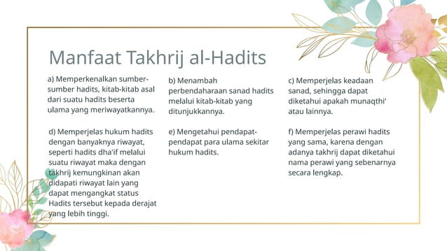 PPT Ilmu Hadits Klp 5-Takhrij al-Hadits.pptx