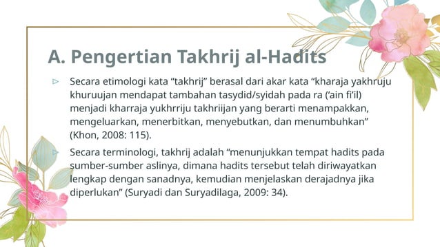 PPT Ilmu Hadits Klp 5-Takhrij al-Hadits.pptx
