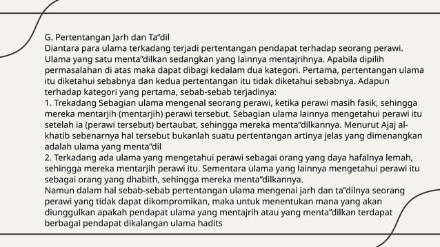 PPT ilmu jarh waal ta'dil dalam hadis.pptx