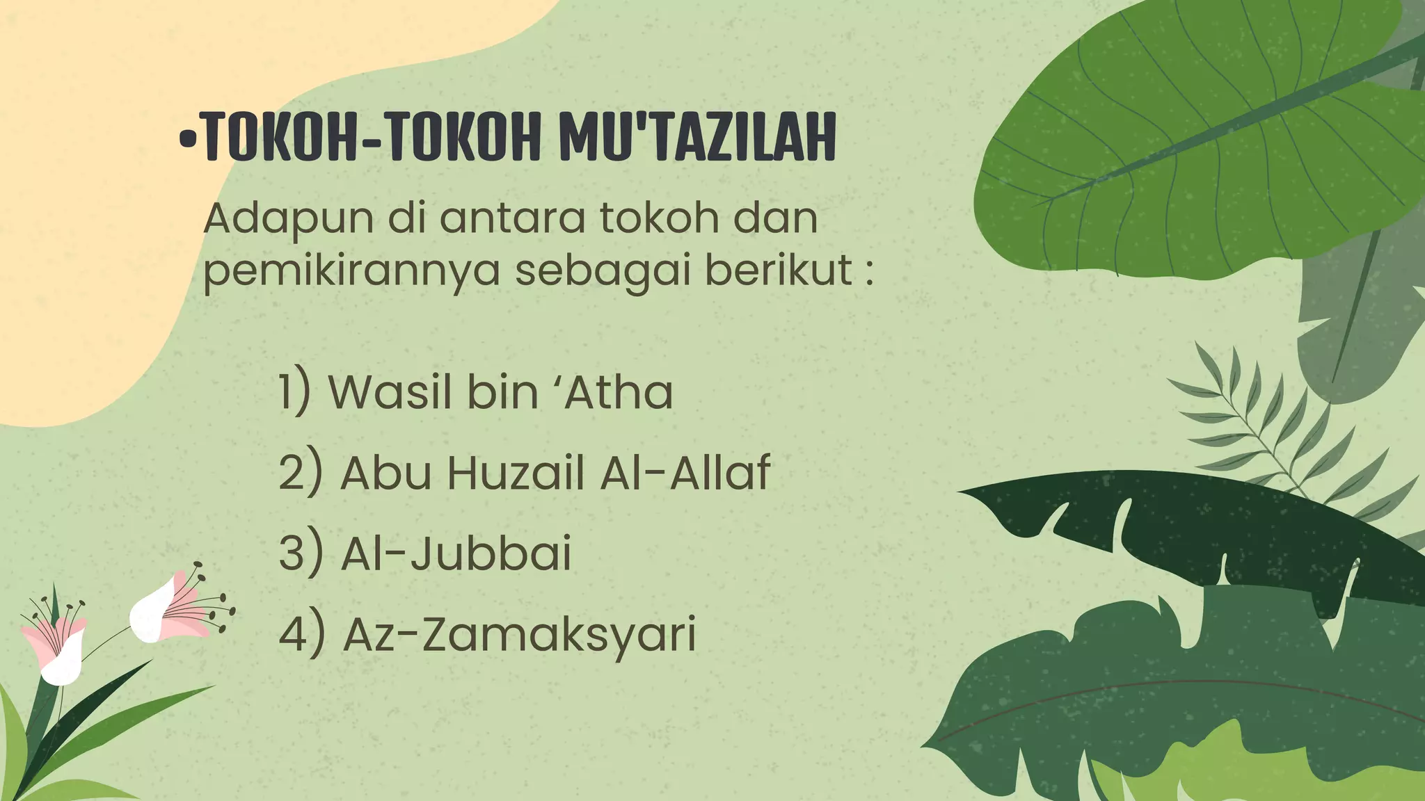 Sejarah dan Aliran Mutazilah | PPTX