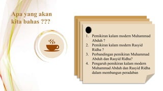 Pemikiran Tokoh Teologi (Muhammad Abduh dan Rasyid Ridho) | PPTX