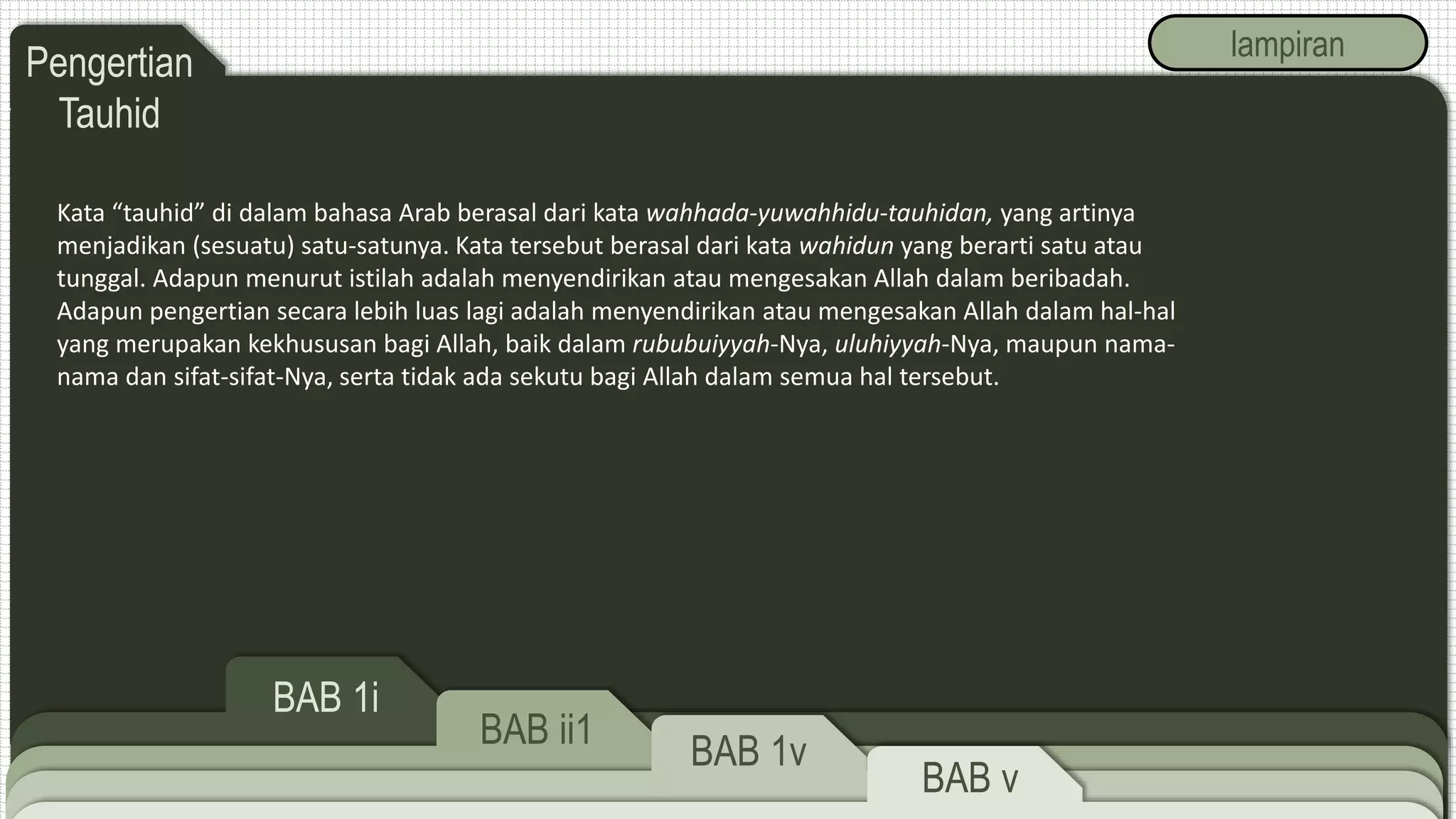 Ppt Ilmu Kalam Tauhid Pptx