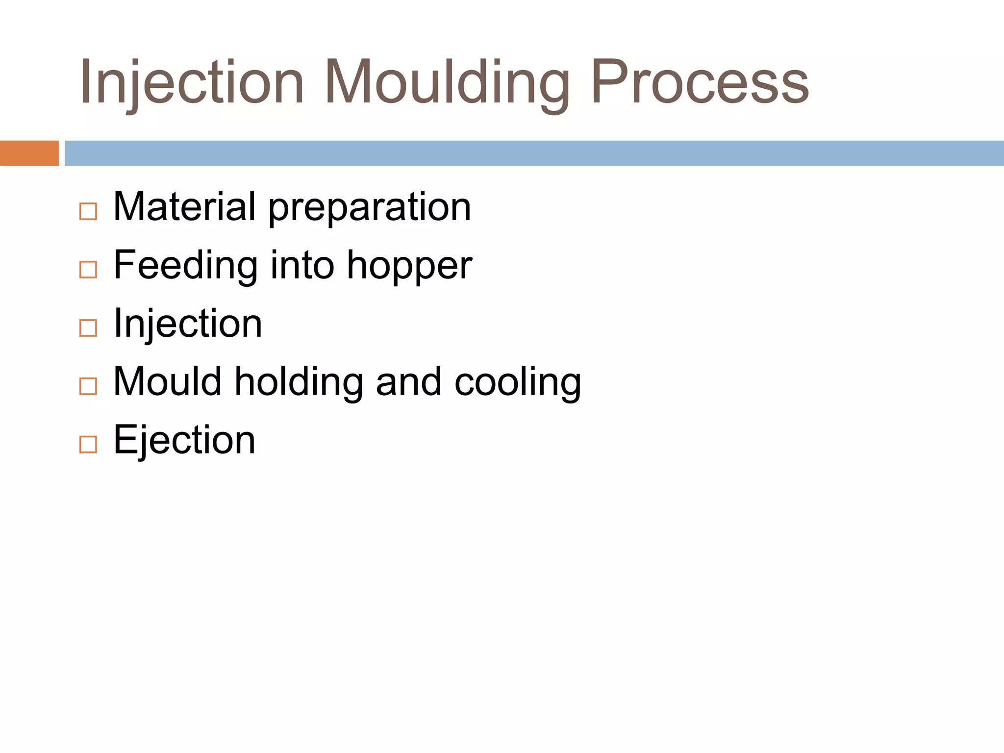 Injection moulding ppt | PPSX