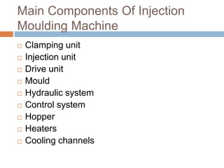 Injection moulding ppt | PPSX