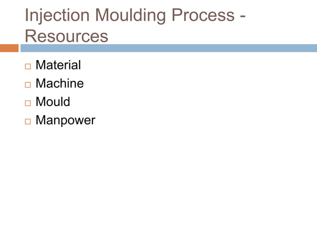 Injection moulding ppt | PPSX