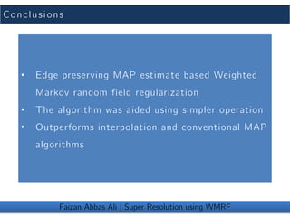 A super resolution algorithm for surveillance Images | PDF