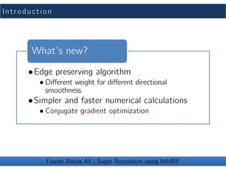 A super resolution algorithm for surveillance Images | PDF