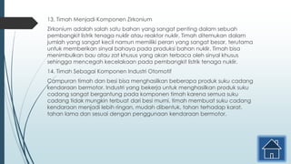 Timah | PPTX
