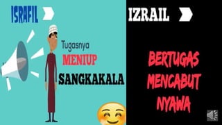 PPT Iman Kepada Malaikat.pptx jibril mikail izrail, izrafil munkar nkir ...