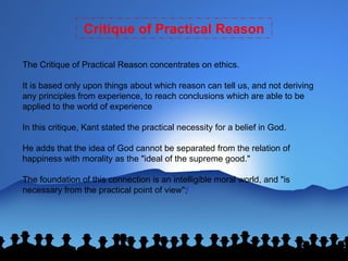 Immanuel Kant - An 18th Century Western Philosopher | PPT