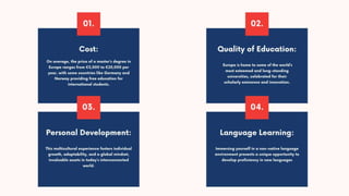 10 BEST COUNTRIES FOR MASTER’S DEGREES IN EUROPE | PPT