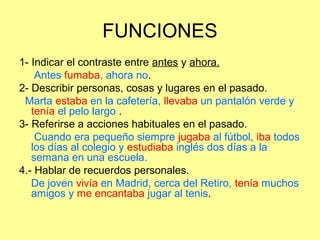 Pretérito Imperfecto, antes o ahora | PPT