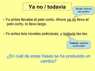 Pretérito Imperfecto, antes o ahora | PPT
