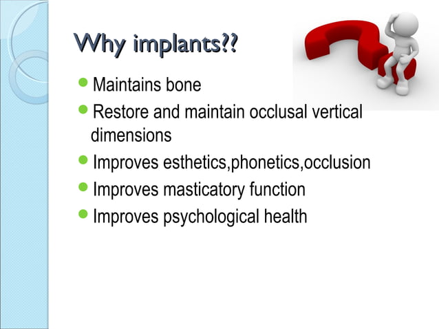 pretreatment Implant evaluation | PPT