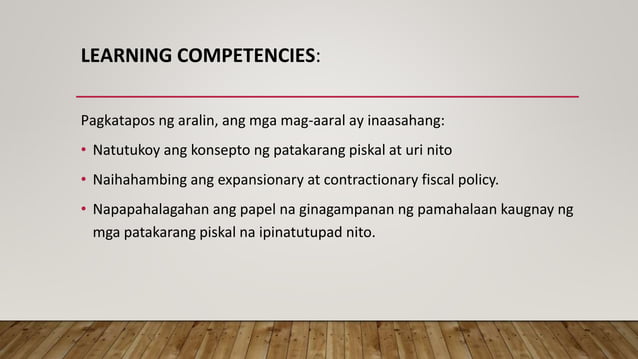 pagsusuri patungkol sa implasyon at uri. | PPT