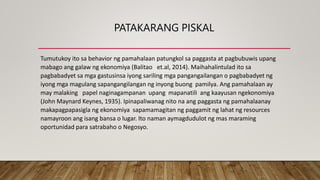 pagsusuri patungkol sa implasyon at uri. | PPTX