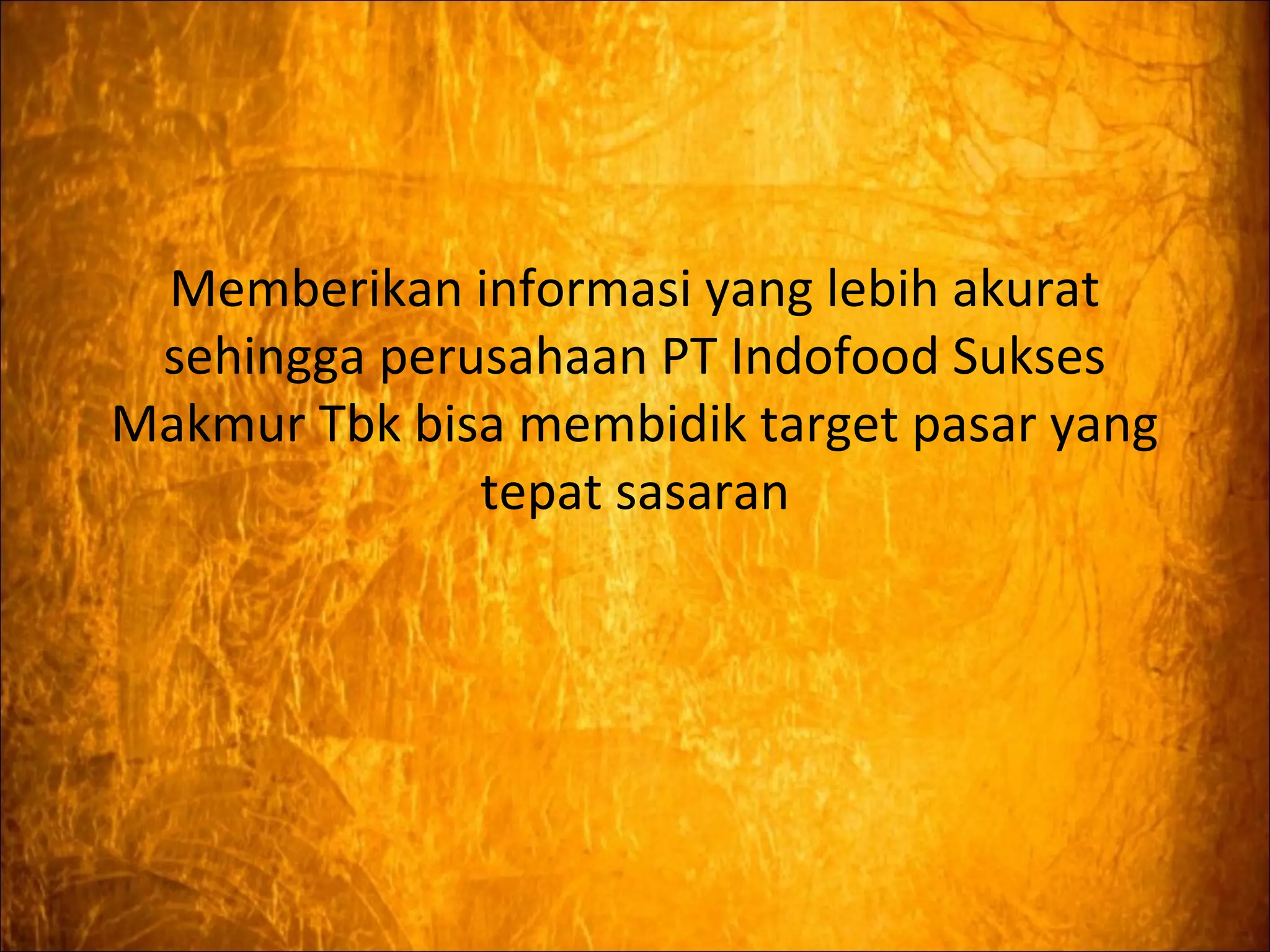 IMPLEMENTASI DARI PENERAPAN SISTEM INFORMASI MANAJEMEN PT INDOFOOD ...