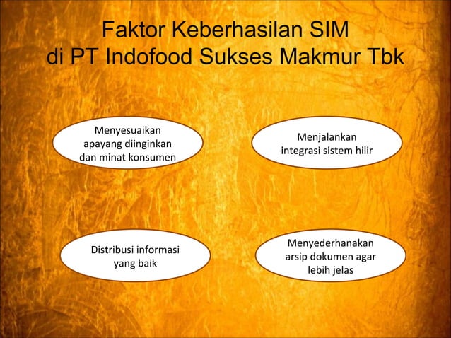 IMPLEMENTASI DARI PENERAPAN SISTEM INFORMASI MANAJEMEN PT INDOFOOD ...