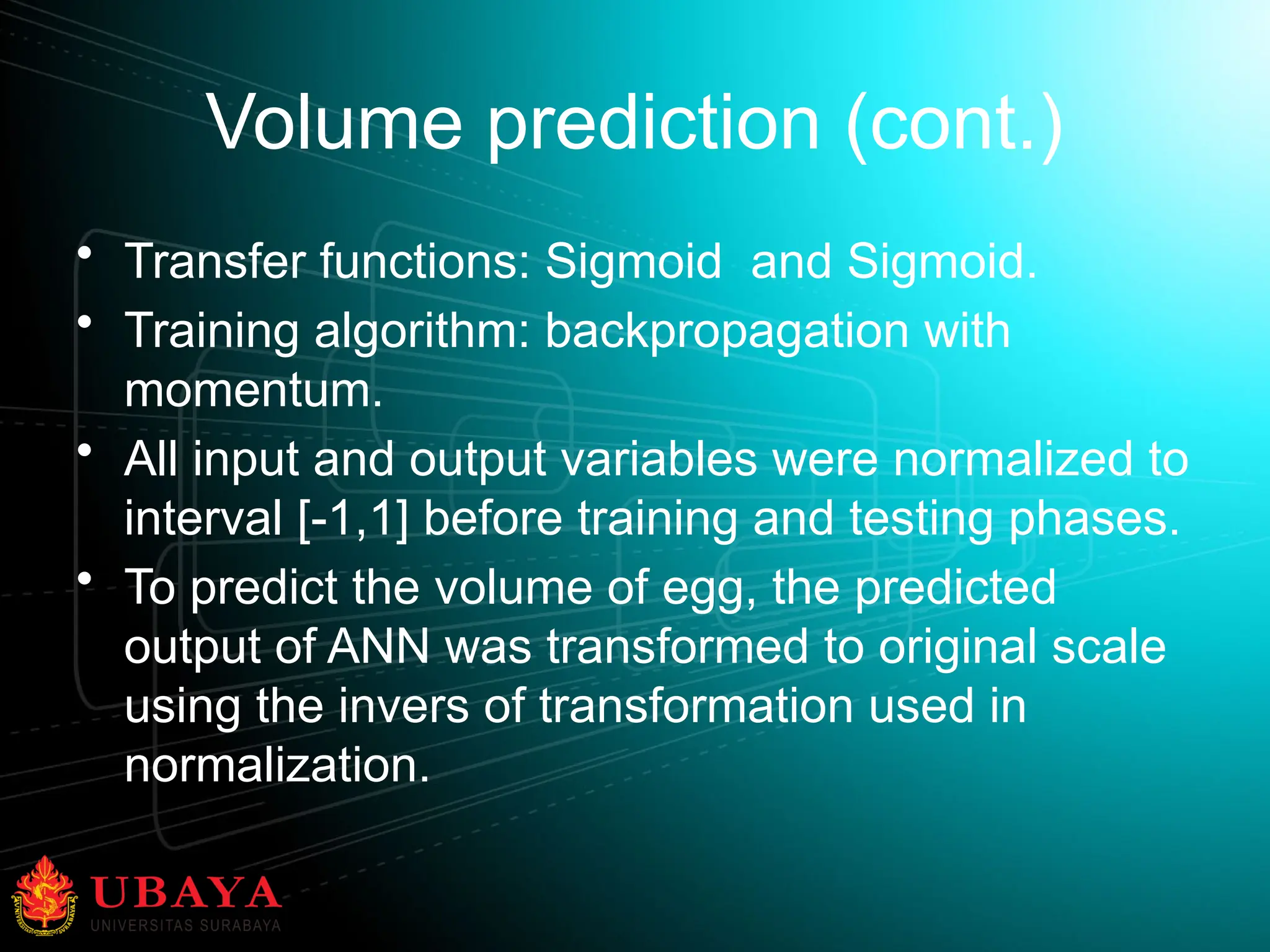 egg volume prediction using computer vision system | PPT