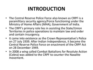 CRPF | PPTX