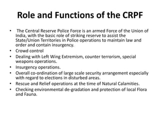 CRPF | PPTX