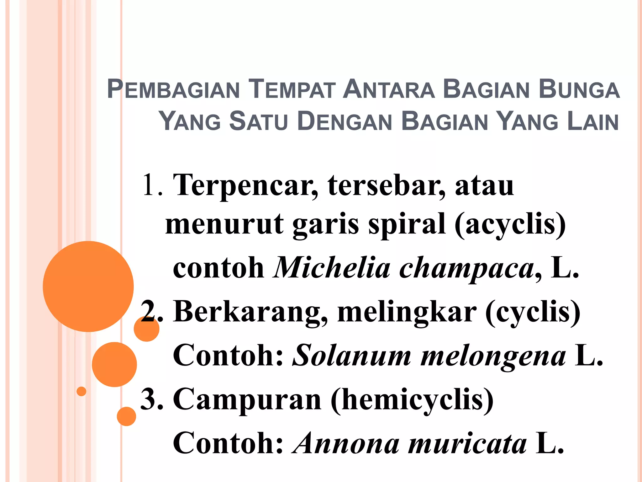 Morfologi bunga, biji, buah | PPTX