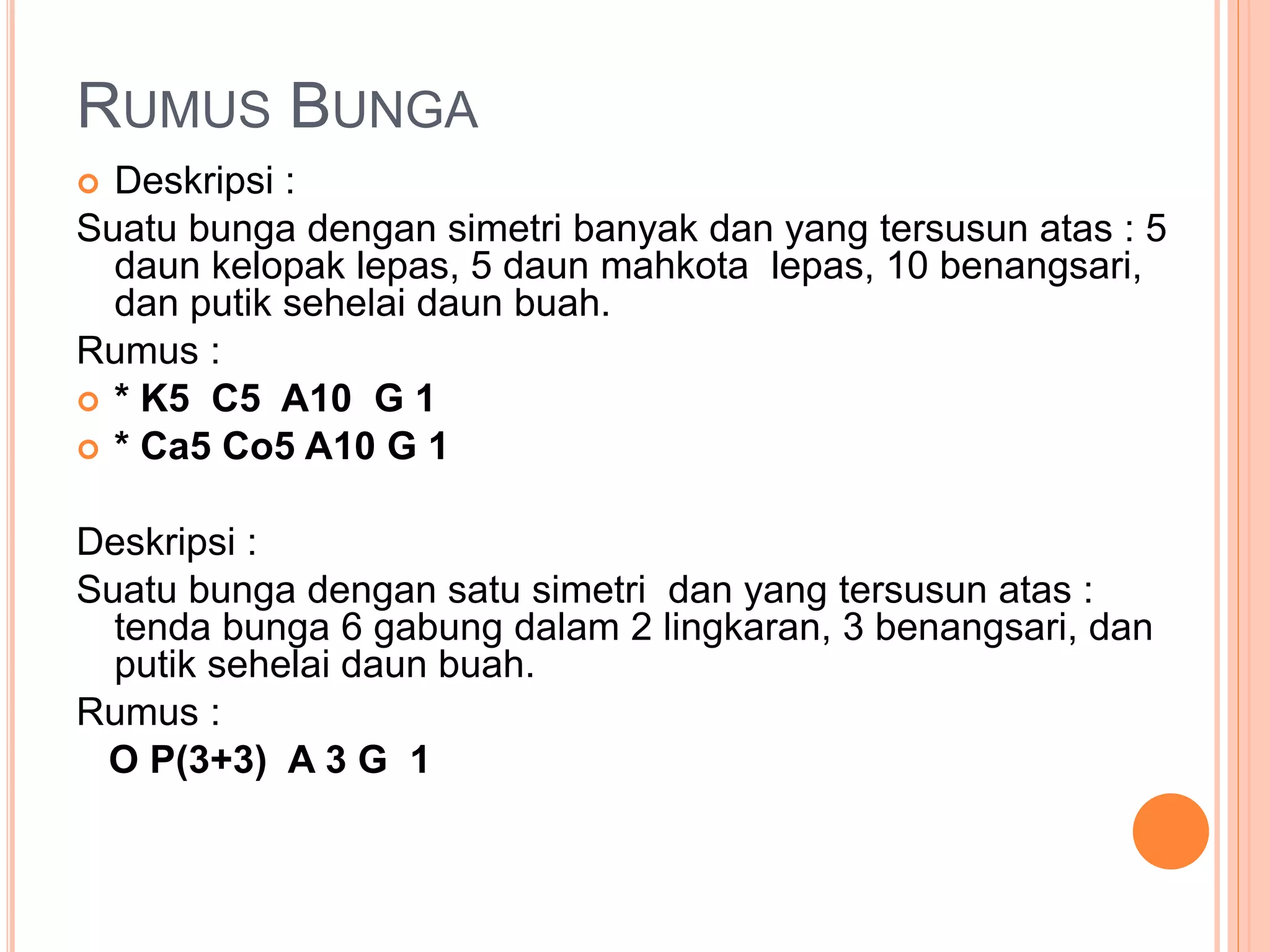 Morfologi bunga, biji, buah | PPTX