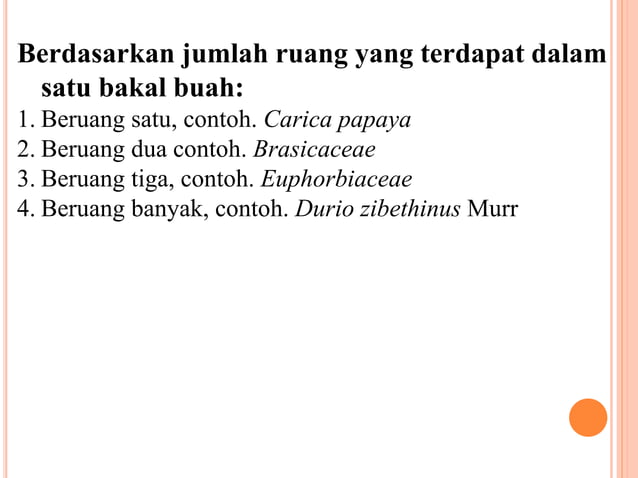 Morfologi bunga, biji, buah | PPTX