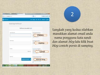 membuat blog di wordpress | PPT