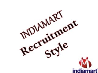 INDIAMART E commerce business model | PPTX