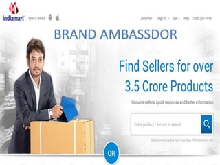 INDIAMART E commerce business model | PPTX