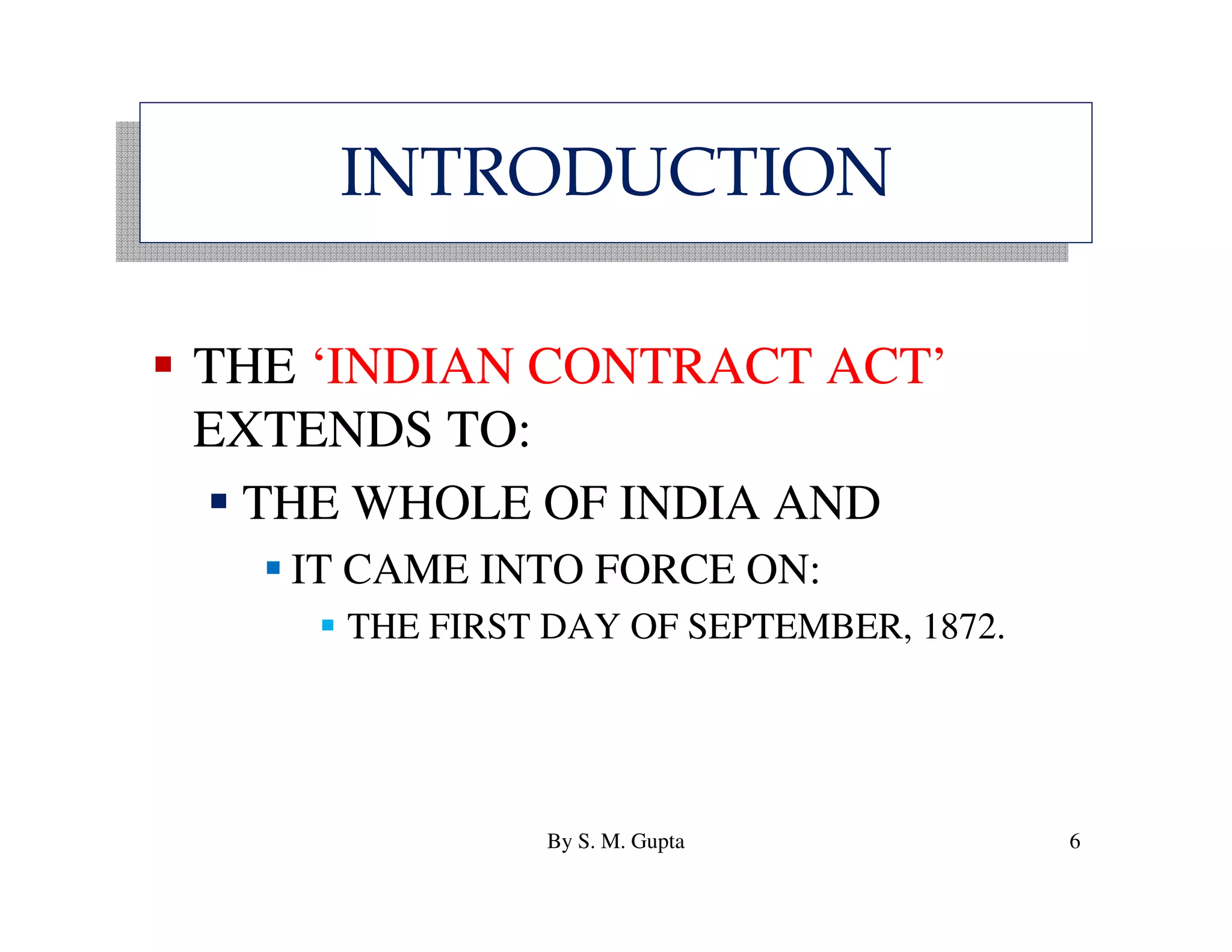Basics of 'Indian Contract Act, 1872 & 'Principles Of Insurance' | PDF